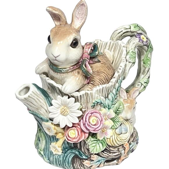 Fitz and Floyd | Accents | Vintage Fitz And Floyd Woodland Spring Bunny ...